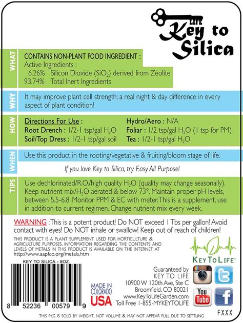 Key to Silica – Key To Life
