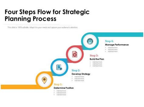 4 Step Process Flow Slide Team