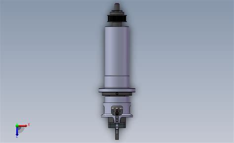 无伸缩飞叉绕线机主轴系solidworks 2016模型图纸下载 懒石网