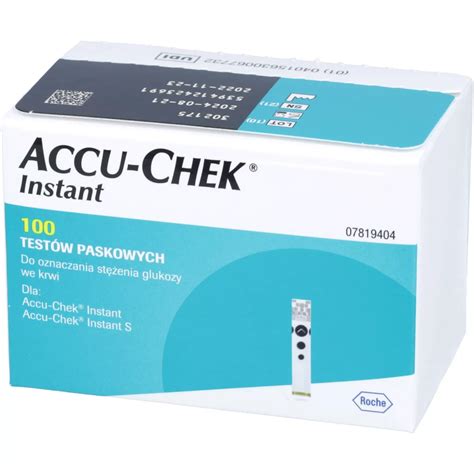 Paski Accu Chek Instant 100 Szt Lombard 66