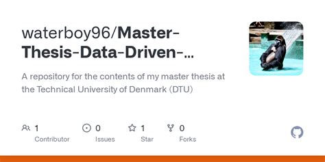 GitHub Waterboy Master Thesis Data Driven Modellingof Wastewater Treatment Plants A