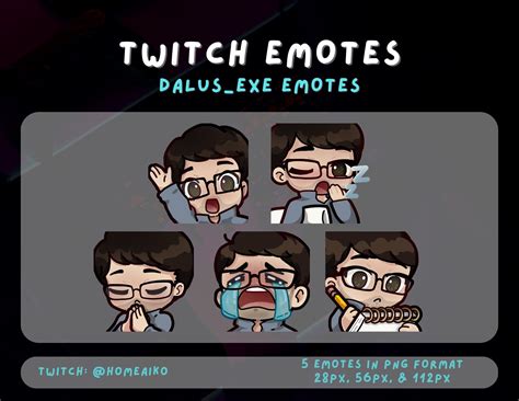 Custom Twitch Emotes Personalized Twitch Emotes Etsy