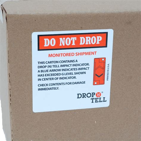 Drop N Tell® Impact Indicators Index Packaging Inc