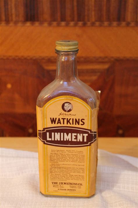 Vintage Watkins Liniment Bottle Etsy