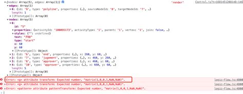 Bug Report Error Attribute Transform Expected Number Matrix1001nannan · Issue