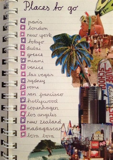 100 новых идей для личного дневника лд 2017 оформление на фото Smash Book Travel Smash