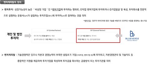 벤처캐피탈의 개념