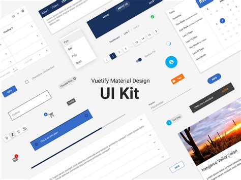 Vuetify Material Design Ui Kit Behance