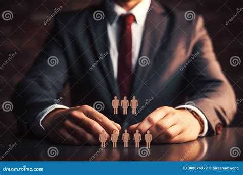 Corporate Hierarchy Concept By Generative Ai Stock Illustration Illustration Of Network