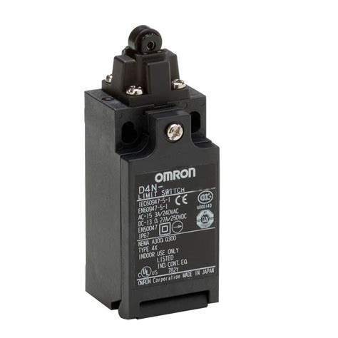 Omron Limit Switch With Push Button And Plastic Wheel Na Nc D4n1132