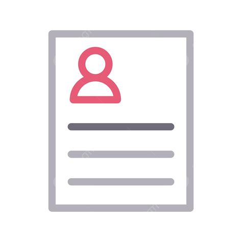 Resume Candidate Biography Form Vector Candidate Biography Form Png And Vector With