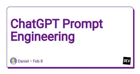 chatgpt prompt engineering r devto