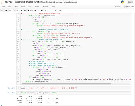 Arithmetic Formatter Problem Python The Freecodecamp Forum