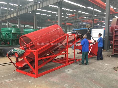 로타리 드럼 Trommel 스크린 골드 분리 체