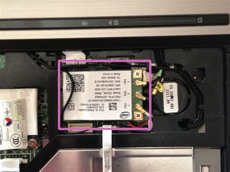 Removing The Hp Elitebook P Wlan Module Ifixit