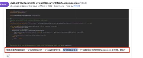 Concurrentmodificationexception In Contextfilteronresponse · Issue 12111 · Apachedubbo · Github