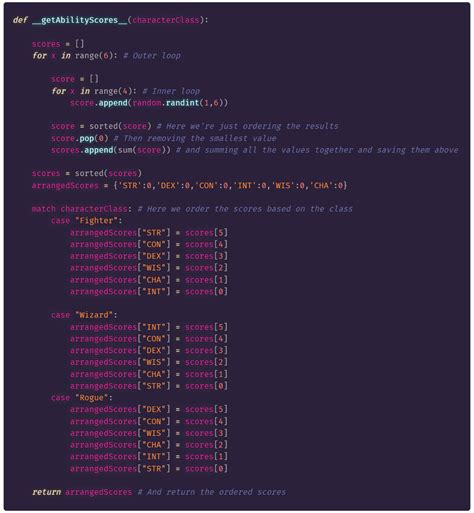 Creating A Dandd Character In Python Octulus Web Monitoring