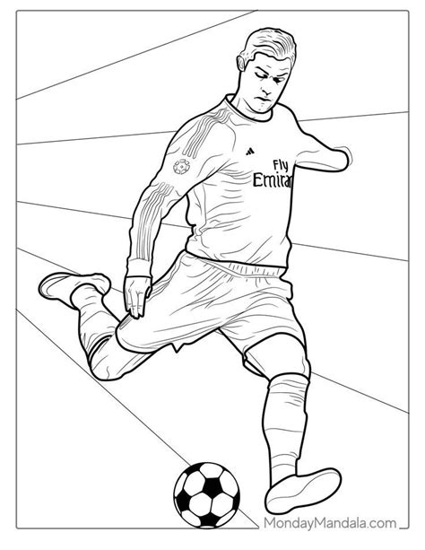 Cristiano Ronaldo Football Player Coloring Pages Cristiano Ronaldo