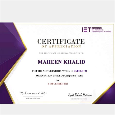 Maheen Khalid On Linkedin Unfold ‘21 By Iet Uet Lahore New Campus