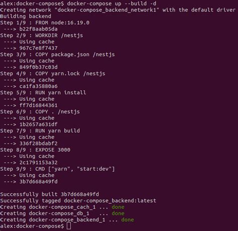 docker compose NodeJS NestJS 적용하기 2