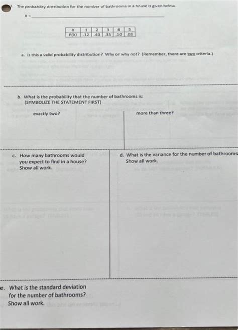 Solved The Probsbility Distribution For The Number Of