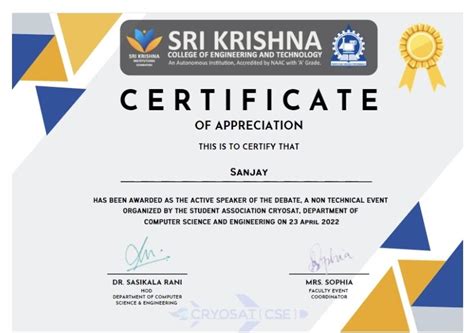 Sanjay Murugesan On Linkedin Skcet