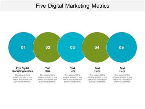 Five Digital Marketing Metrics Ppt Powerpoint Presentation Ideas Designs Do