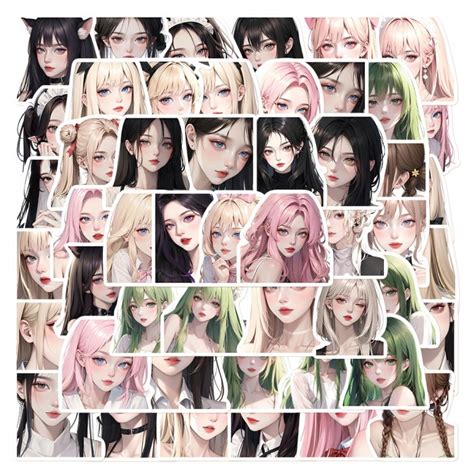 Набор наклеек Ai Девочки 50 штук купить в Минске цена в Беларуси