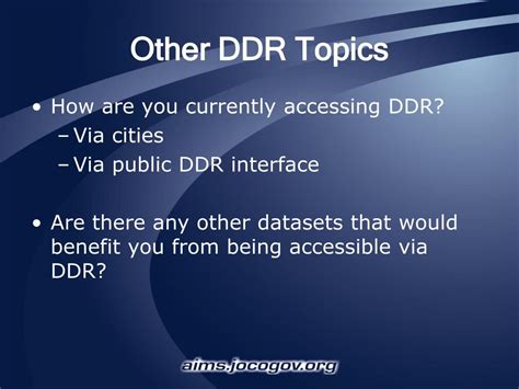 PPT Proposed DDR Changes PowerPoint Presentation Free Download ID