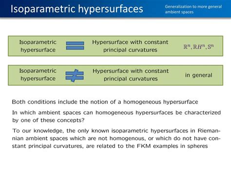 Ppt On Isoparametric Hypersurfaces In Complex Hyperbolic Spaces Powerpoint Presentation Id