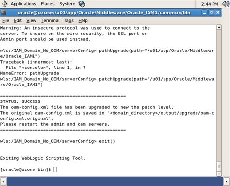 patching oracle access manager server 11 1 1 5