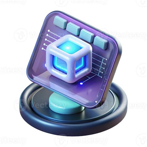 Hypnotic Inspired Concept Art Style Hyper Specific Render Of A Levitating Holographic Computer