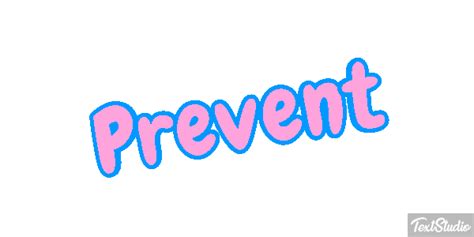 Prevent Word Animated  Logo Designs