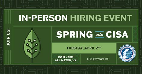 Spring Into Cisa Fy24 Hybrid Hiring Event Cisa