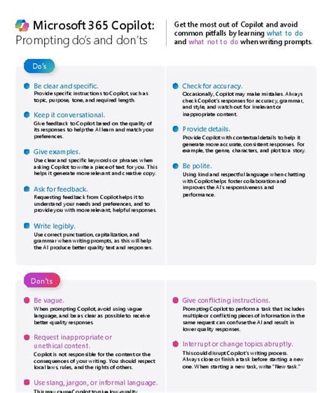 Microsoft 365 Copilot Prompting Dos And Donts The Data Pros