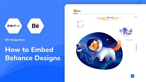 How To Embed Behance Designs On Documents Bit Docs Bitai Youtube
