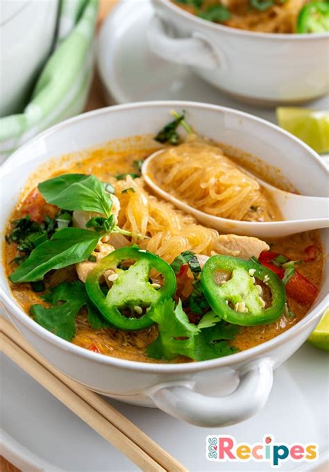 Thai Red Curry Noodle Soup Recipe Sos Recipes