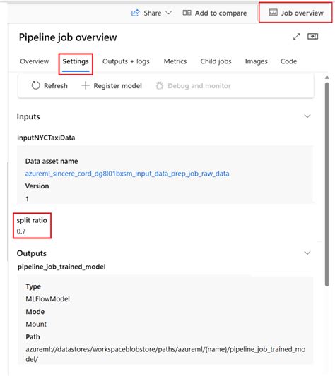 Manage Inputs And Outputs For Components And Pipelines Azure Machine Learning Microsoft Learn