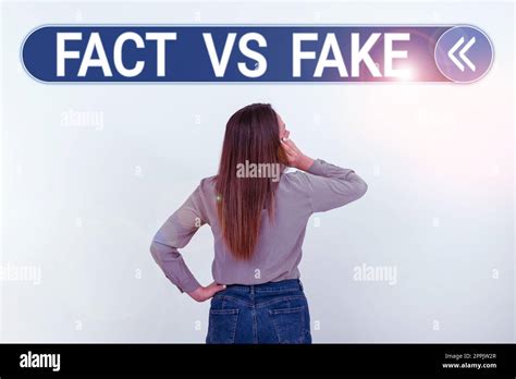 Text Showing Inspiration Fact Vs Fake Internet Concept Is It True Or