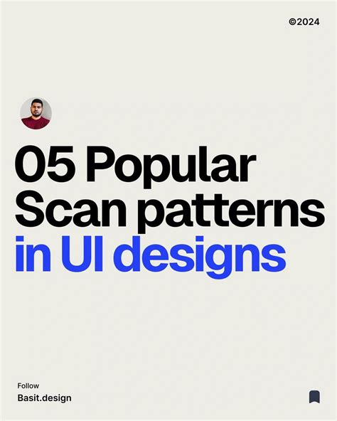 Raphael O On Linkedin Scan Patterns In Ui Design Refer To The Typical