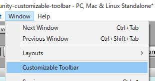 Github Baba S Unity Customizable Toolbar Customizable Toolbar Available In The Unity Editor