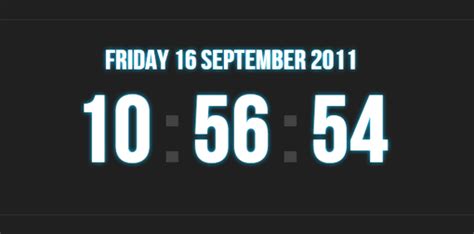 Julia Blog S Membuat Jam Digital Cantik Dengan JQuery