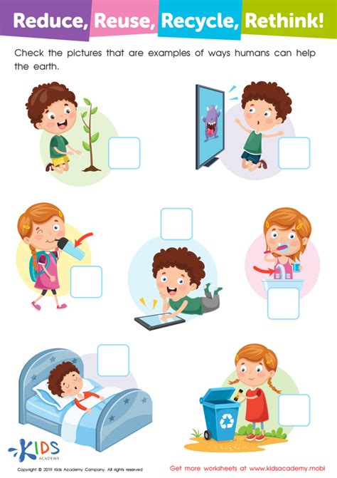 Reduce Reuse Recycle Sorting Worksheet Have Fun Teaching Earth Day