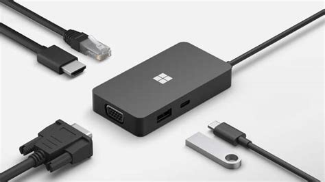 Space Gray Surface Pro Docking Station Qgeem Usb C Hub Hdmi Adapter K With Usb Ports