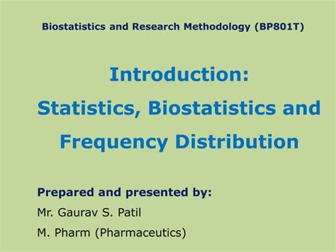 Basic Statistics Biostatistics And Frequency Distribution Pdf