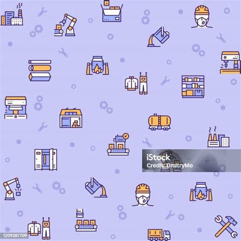 공장 색상 선 아이콘 세트입니다 노동 및 엔지니어링 개념 가정의 방에 대한 스톡 벡터 아트 및 기타 이미지 가정의 방 개체 그룹 고객 서비스 담당자 Istock