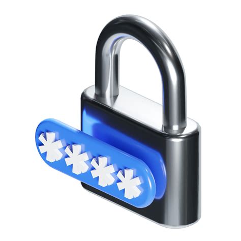 3d Isometric Lock Encrypotion Security Icon 49501128 Png