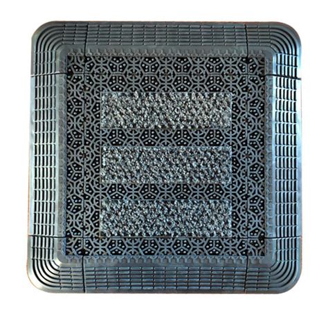 Modular Entrance Matting Interlocking Tiles 13 Mm Pvc