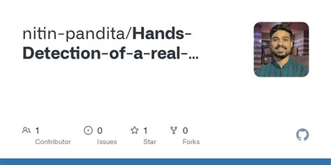 Github Nitin Panditahands Detection Of A Real Time Model Using