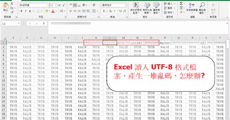 小技巧 解決 Excel 開啟 Csv 檔案產生的亂碼問題 Utf 8